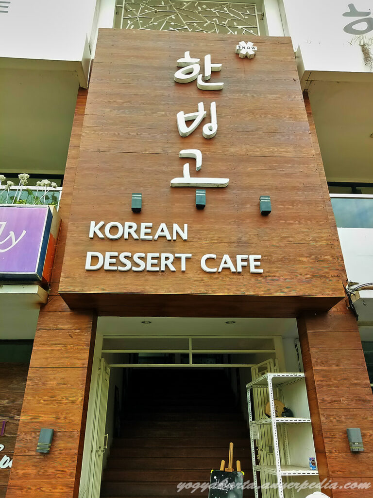 Wisata Kuliner Ala K-Pop di Jogja Hanbingo Korean Dessert - APedia.Villas
